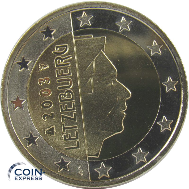 2 Euro Münze Luxemburg 2003 Luxembourg unzirkuliert